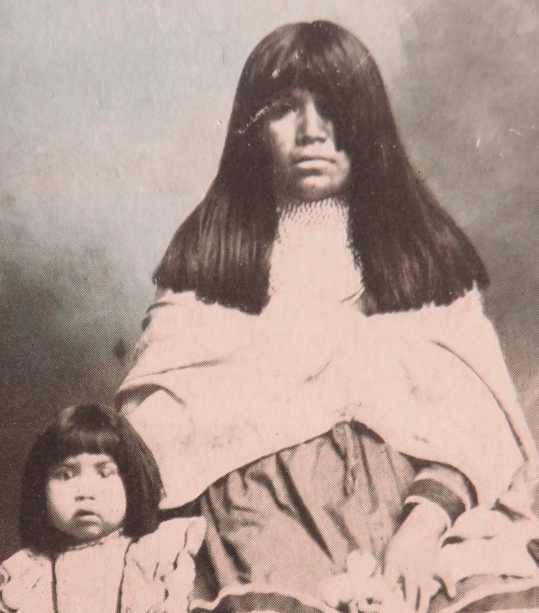 Early 1900's Yuma Indian Mother & Child Native American Yuma Arizona ...