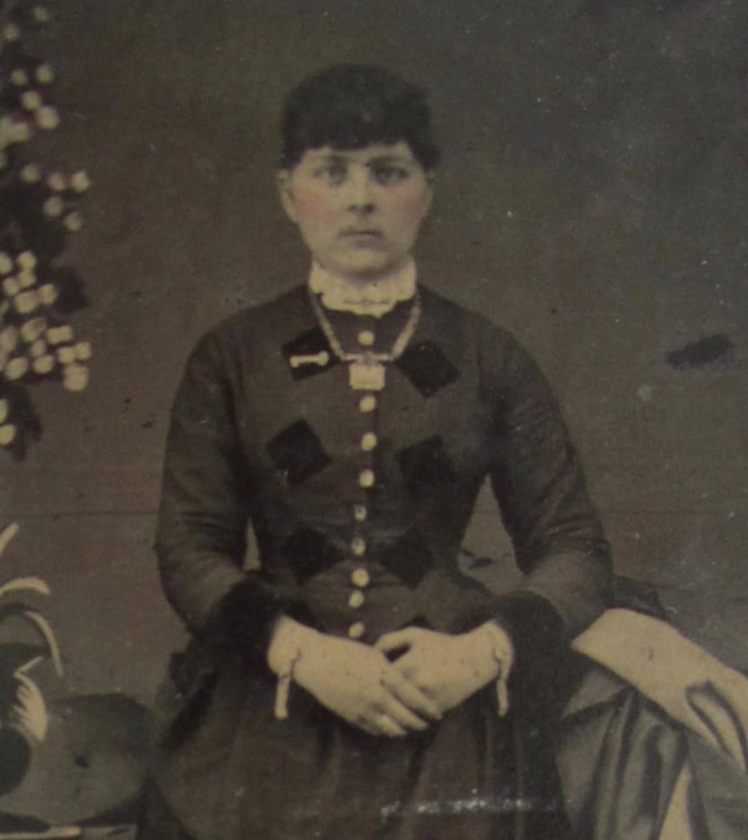 1870s Tintype Photograph: Wealthy Woman With Jewelry - Etsy