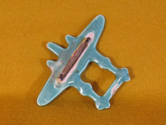 Vintage 1940's World War II Era Ceramic Airplane Avia… - Gem