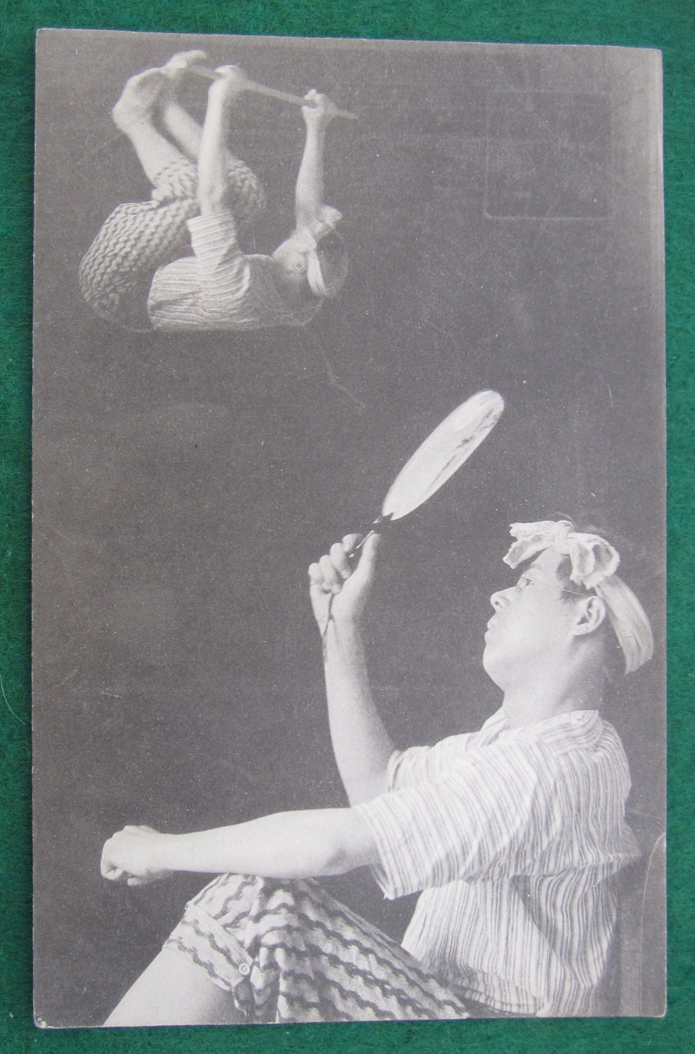 Rare 1930's Asian Japanese Trick Photo Enormous Man Uses | Etsy