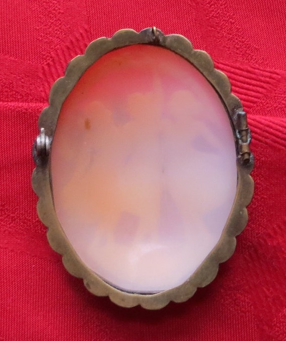 Very Old Dancing Nymphs Cameo Brooch Pin Free Shipp… Gem