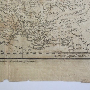 Original 1790's Europe Map by J Allen for Morse's American Geography by ...