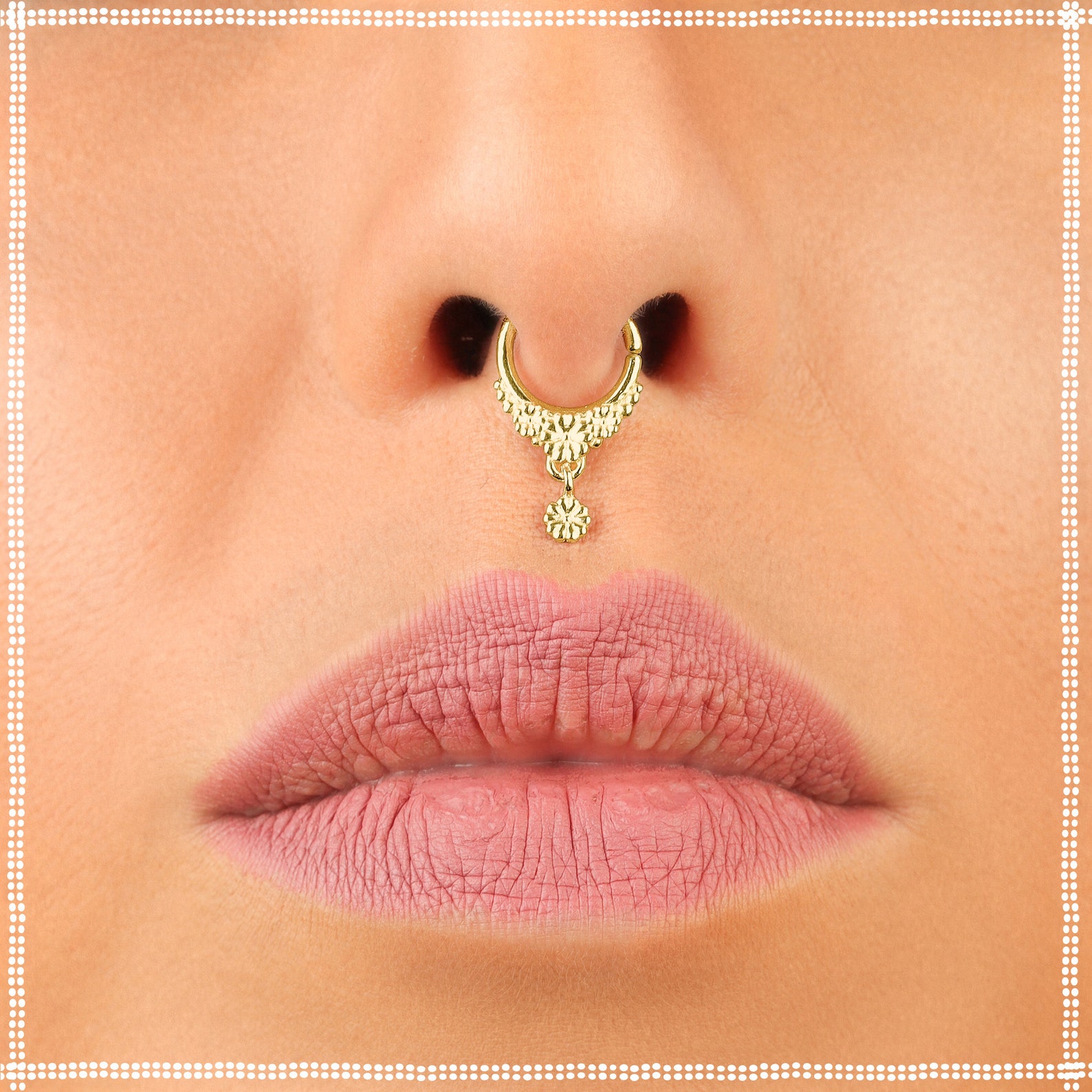 Gold Septum Ring Septum Jewelry Solid Gold Septum Ring Gold - Etsy
