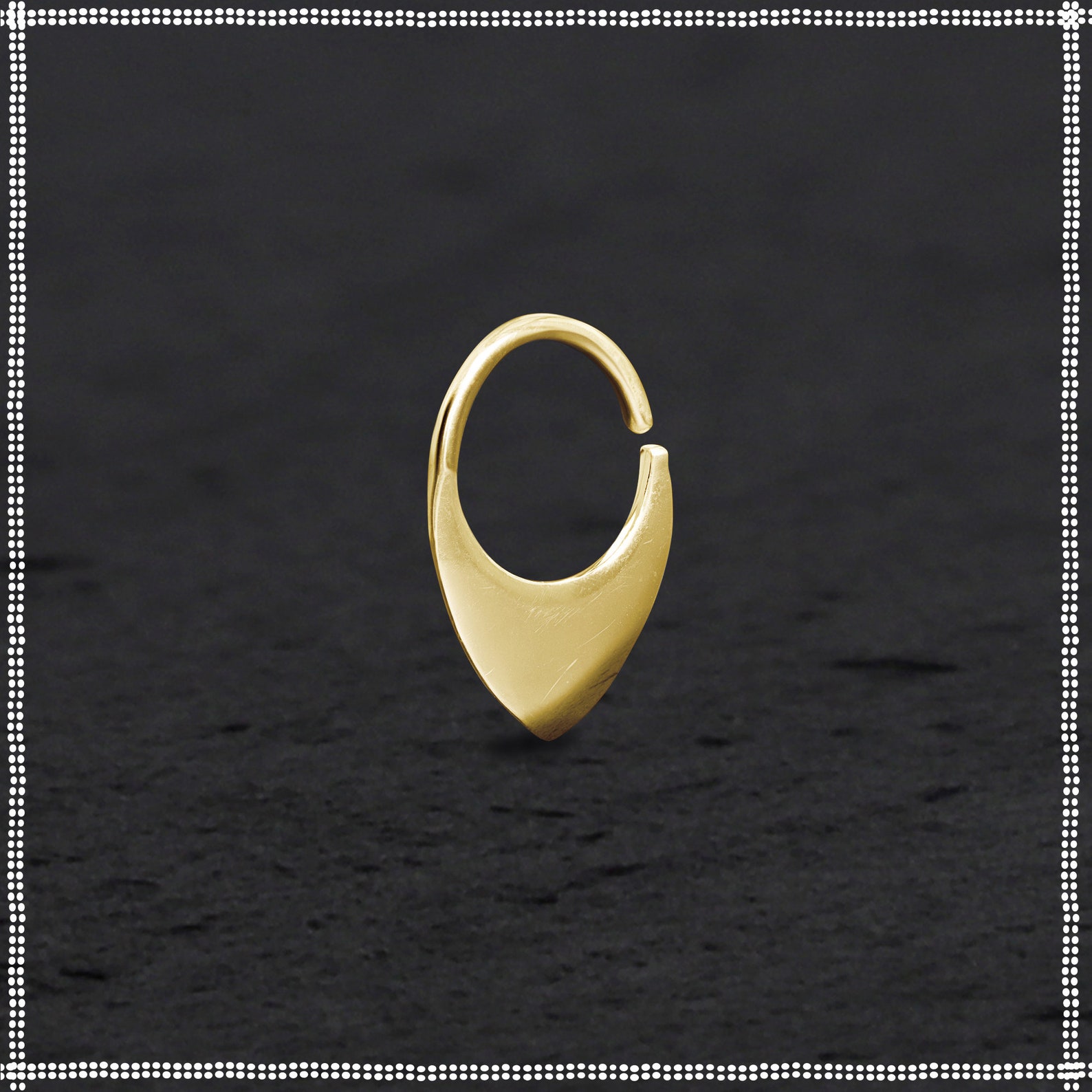 Triangle Septum Ring Septum Jewelry Body Piercing Nose - Etsy