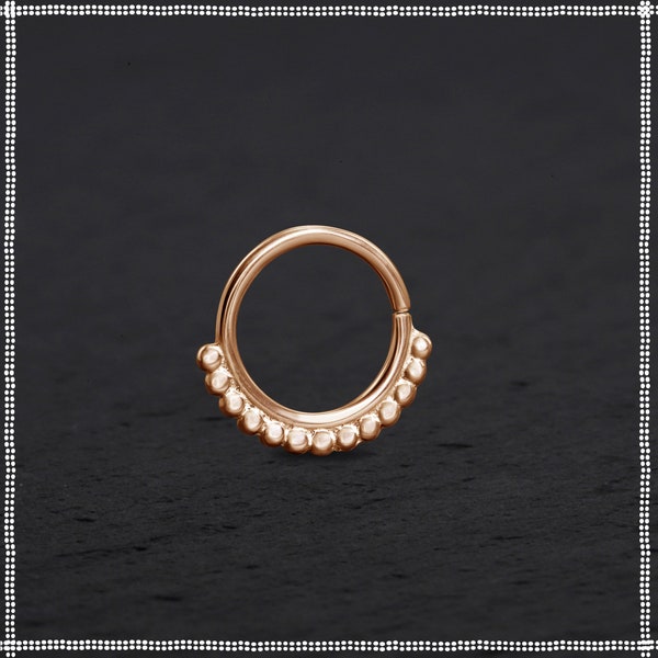 Rose Gold Septum Jewelry - Etsy