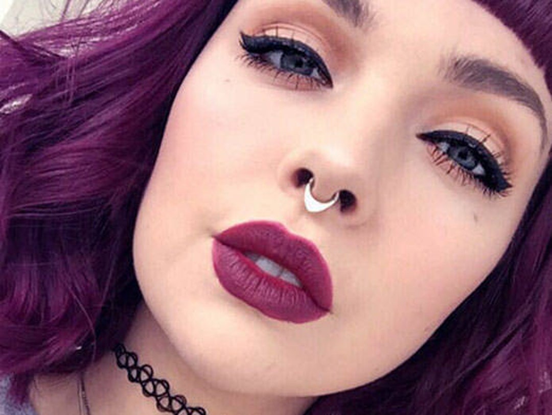 Triangle Septum Ring, Septum Jewelry, Body Piercing, Nose Jewelry, Nose ...