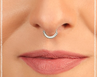Dainty Septum Ring - Etsy