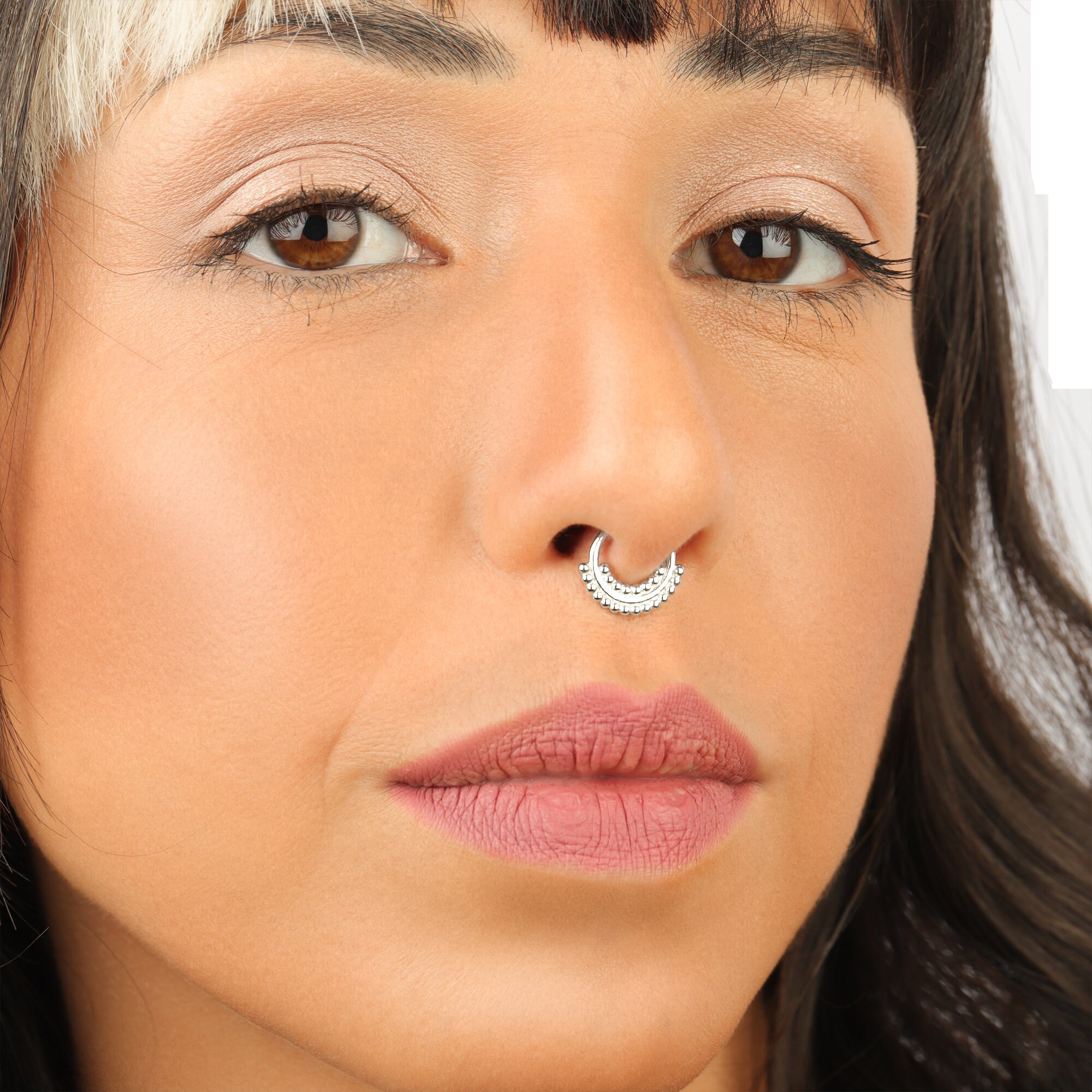 16g Septum Silver Septum Ring Septum Jewelry Nose Ring | Etsy
