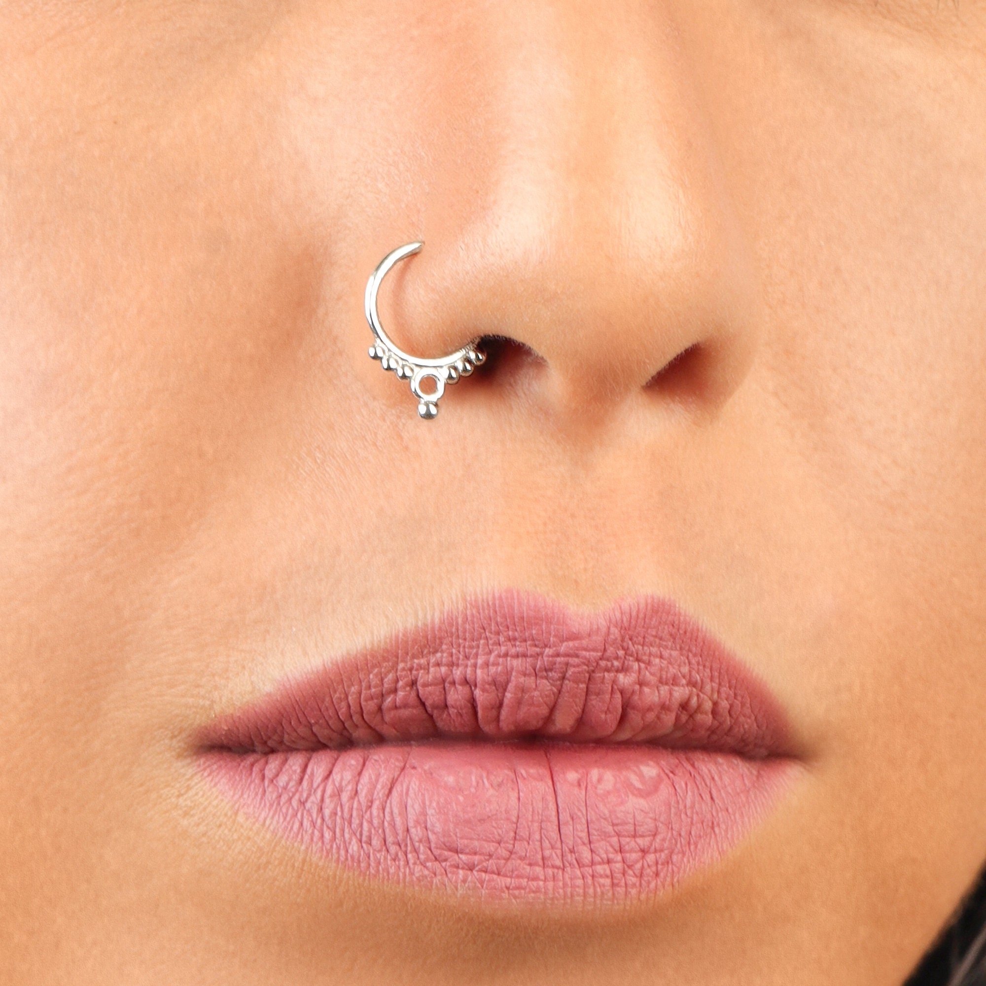 Fake Nose Ring Fake Nose Ring Hoop Fake Nose Piercing | Etsy