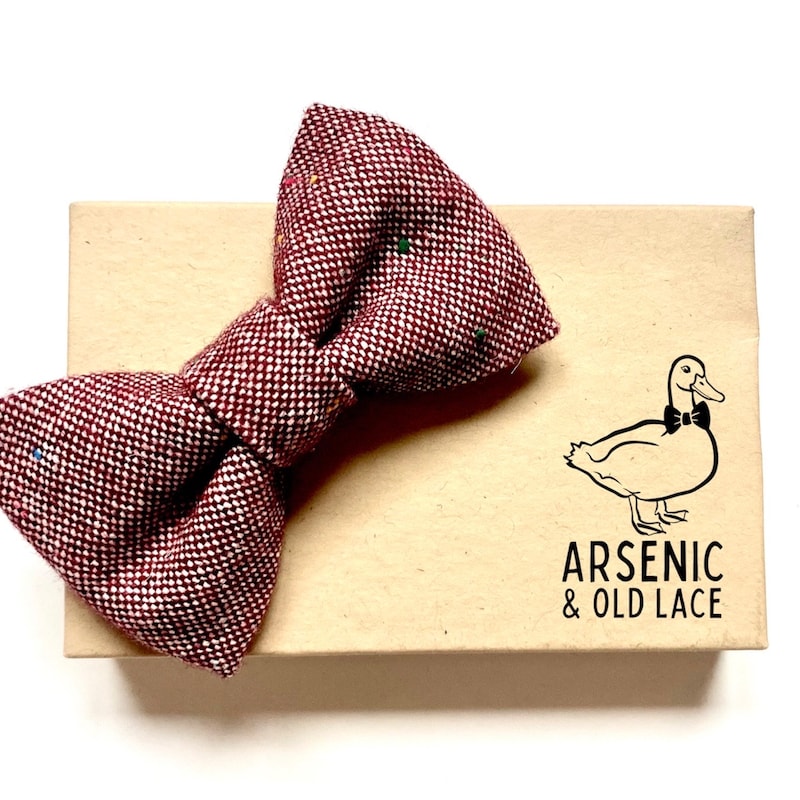 Tweed Bow Tie - Etsy