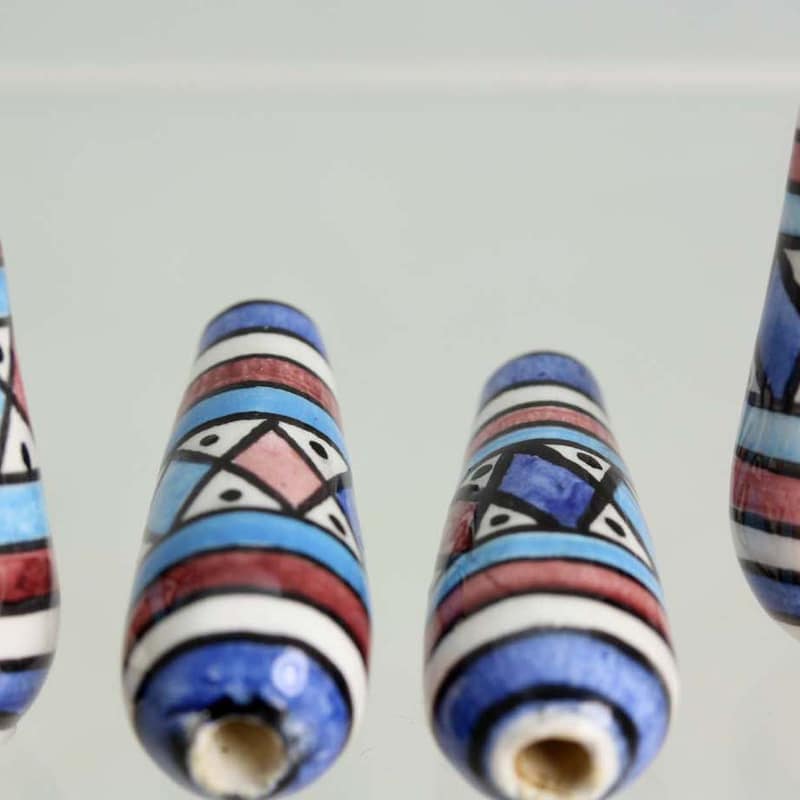 Hand Painted Beads - Etsy