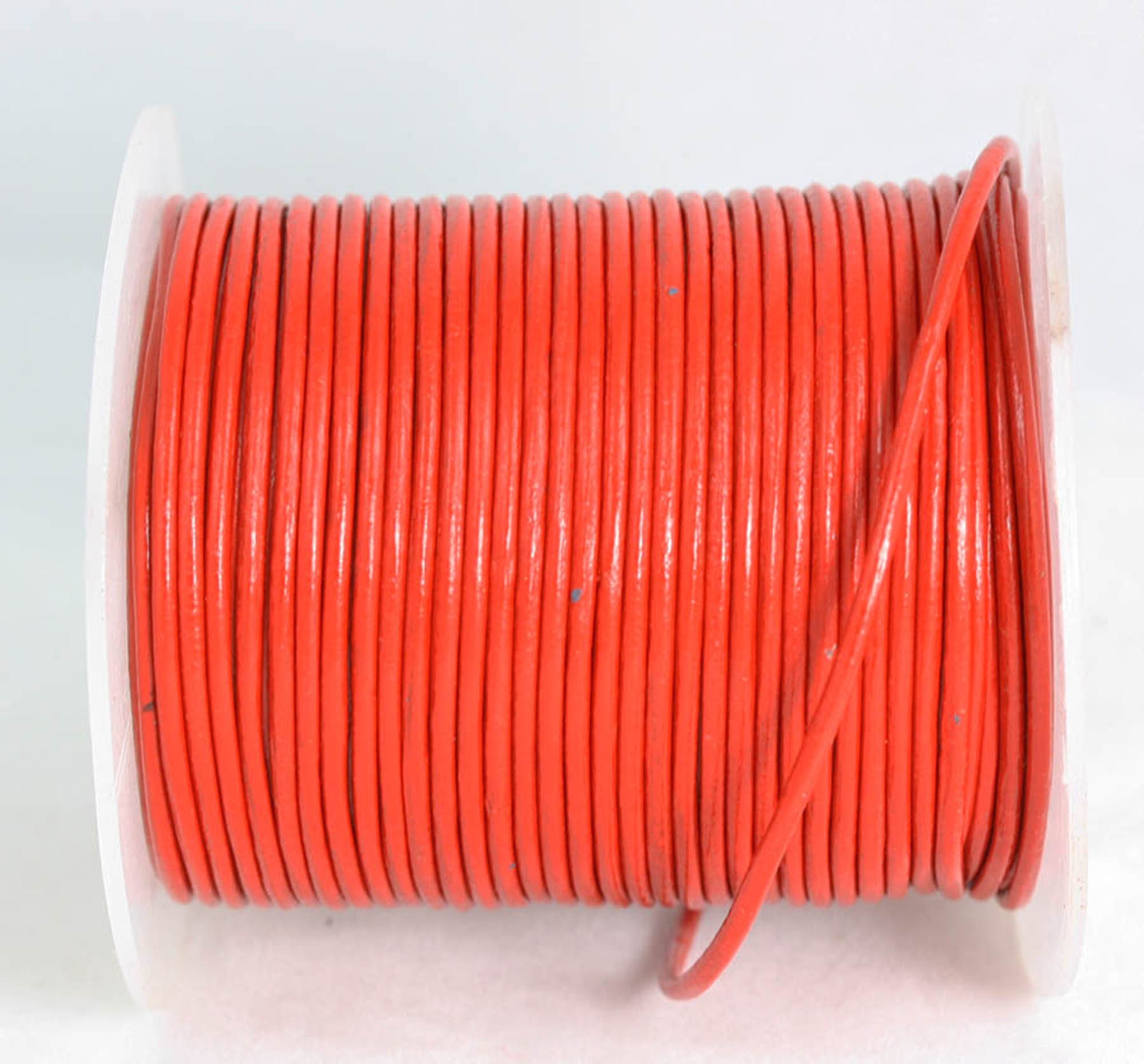 Genuine LEATHER Cord. Rounded and polished. Loose lengths | Etsy