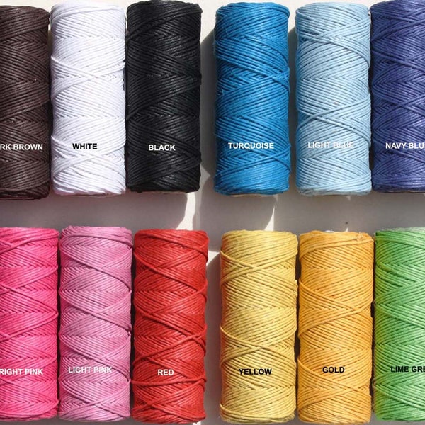 1mm Waxed Hemp - Etsy