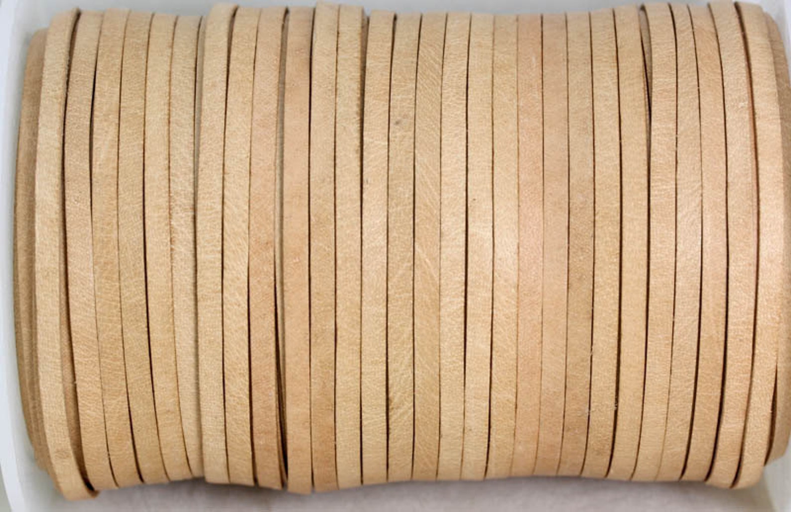 Genuine FLAT Leather cord. Soft smooth and Flexible 5MM | Etsy