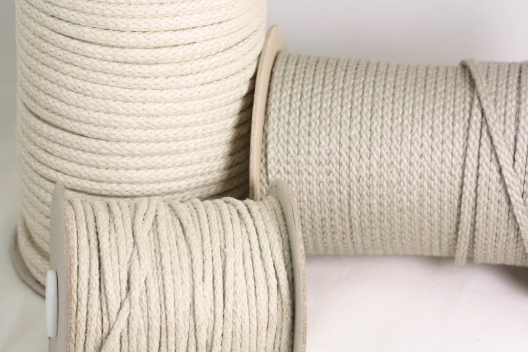 Braided Hemp Cord / Platted Hemp Rope - Smooth Strong and Flexible - Etsy