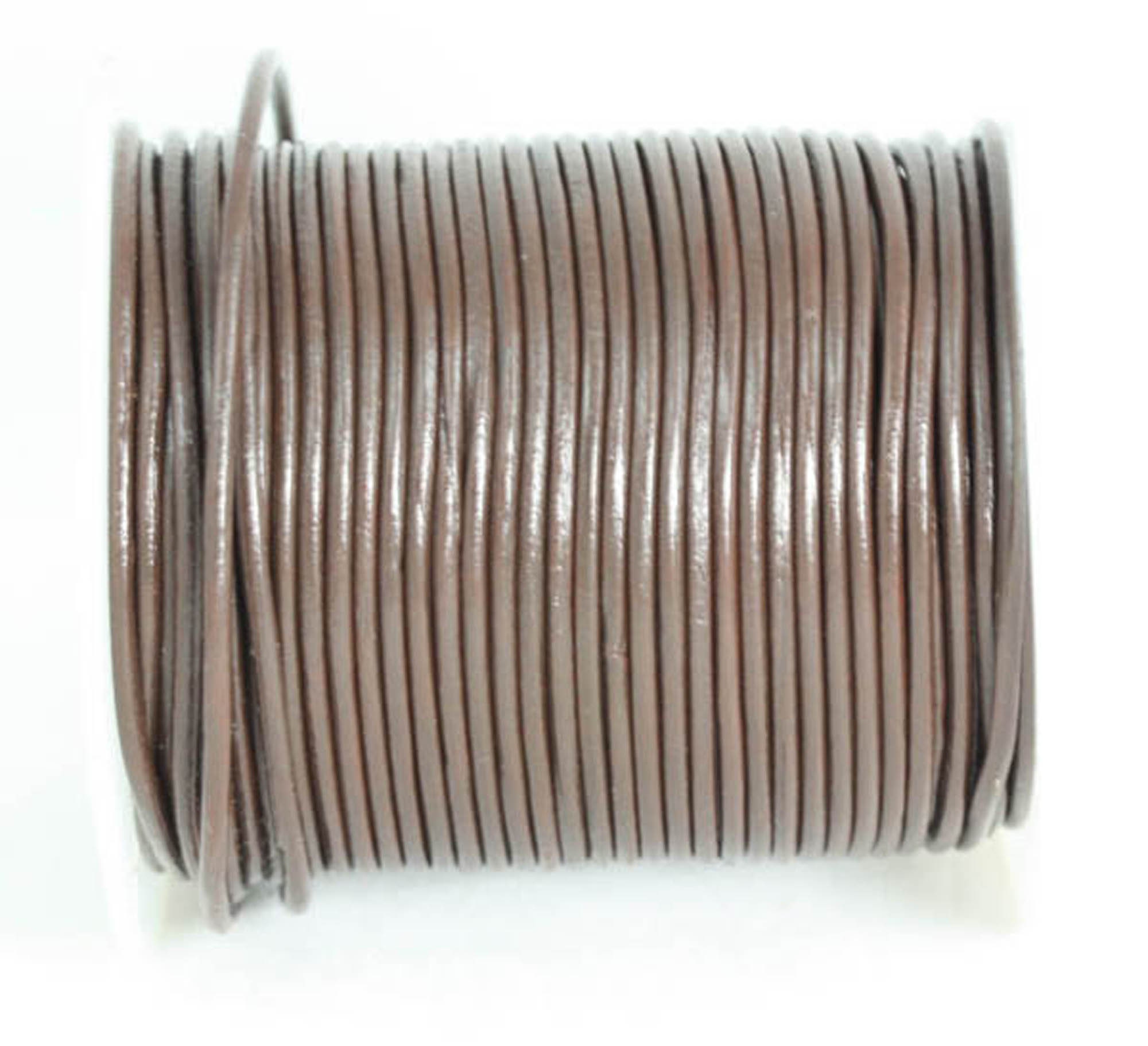 Genuine LEATHER Cord. Rounded and polished. Loose lengths | Etsy