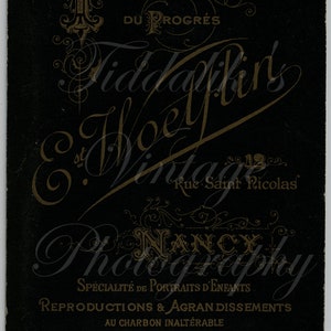 Victorian Smart Young Man, Vignette Portrait CDV Photo E Woeylin, Nancy ...