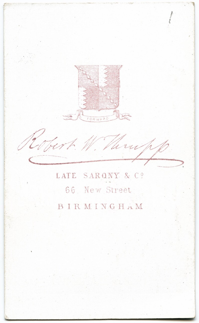 Victorian Man Mutton Chops Standing Portrait CDV Photo - Etsy