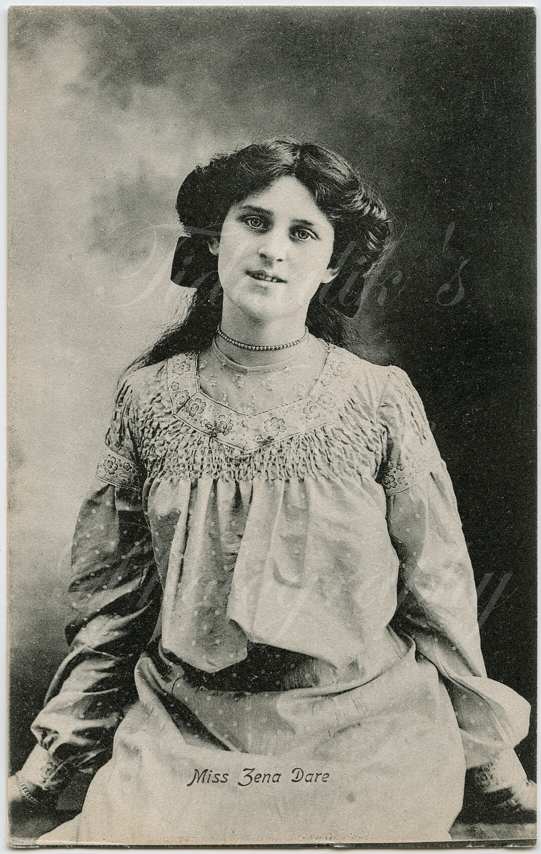 Zena Dare, Edwardian Actress, Singer ~ Antique Vintage Postcard ...