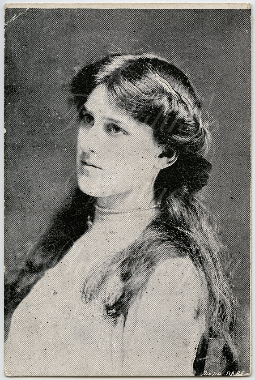 Zena Dare, Edwardian Actress, Singer ~ Antique Vintage Postcard ...