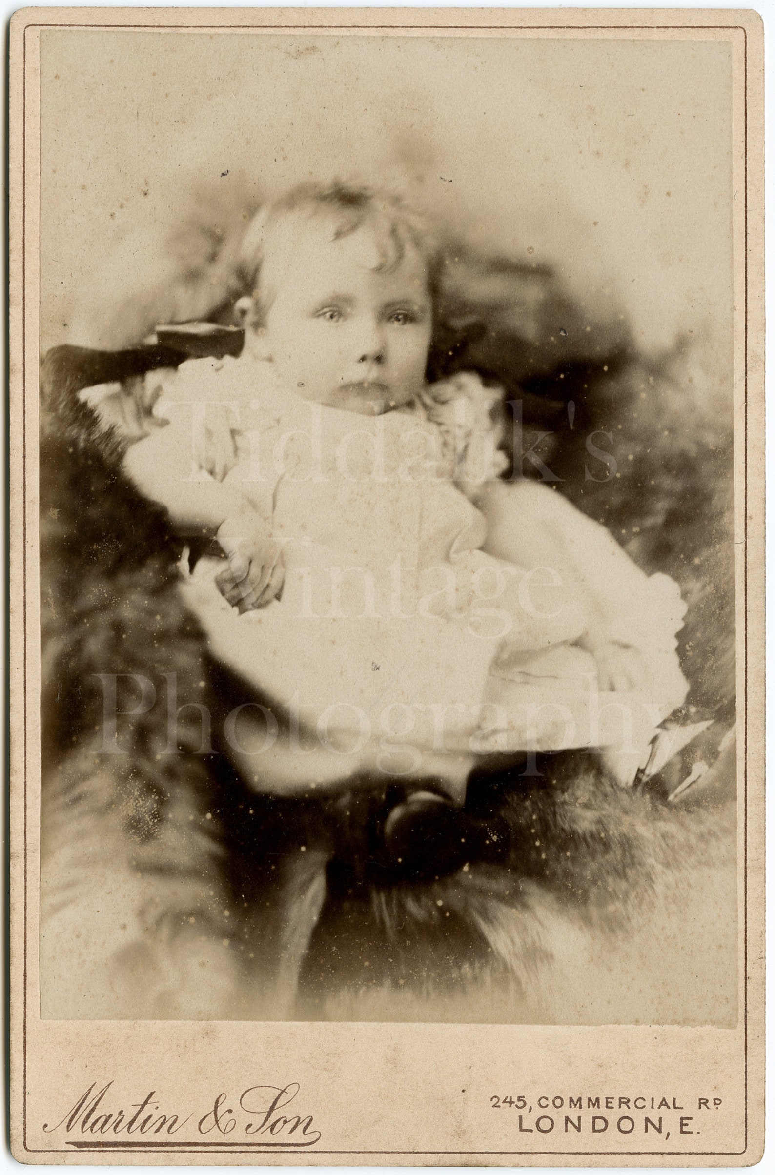 Victorian Baby Portrait Cabinet Card Photo Martin & Son of - Etsy