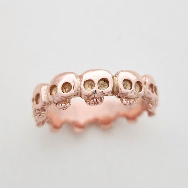 Rose Gold Skull - Etsy UK