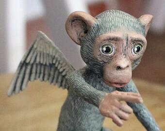 Flying Monkey Doll - Etsy