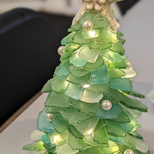 Sea Glass Trees (set of 3) Your Color Choices - Etsy