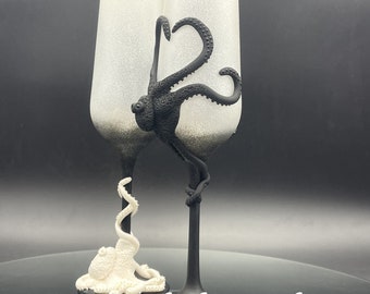Octopus Wedding Champagne Flutes, 2 Pcs - Etsy