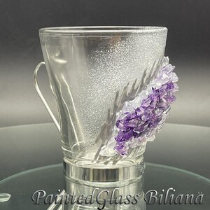 Free Shipping Amethyst Geode Coffee Mug Geode Coffee Glass - Etsy