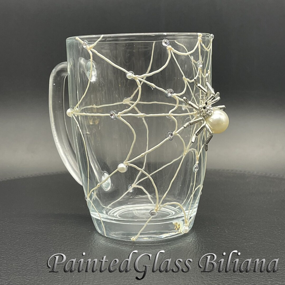 White Spider Coffee Mug - Etsy