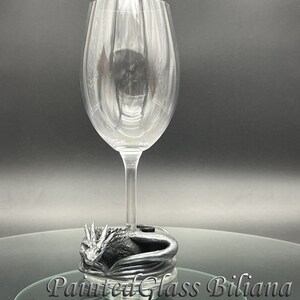 Game of Thrones Dragons Drogon, Rhaegal, Viserion Handmade Wine Glass ...