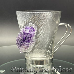 Free Shipping Amethyst Geode Coffee Mug Geode Coffee Glass - Etsy