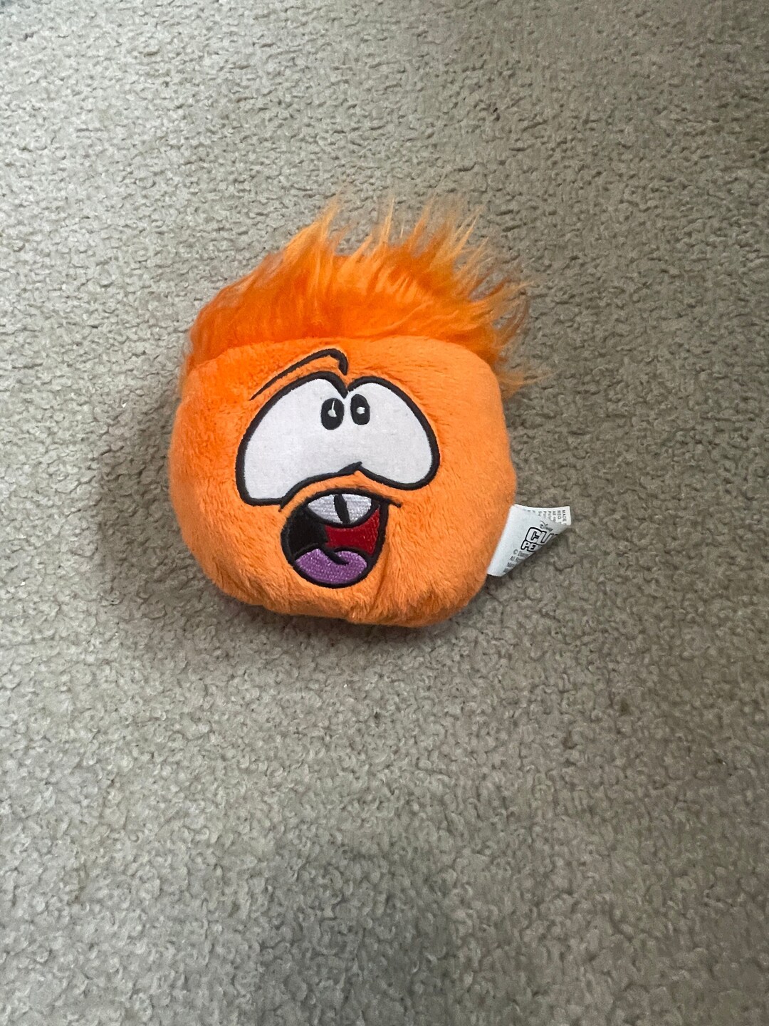 Disney Club Penguin, Orange Puffle Plush Toy. - Etsy