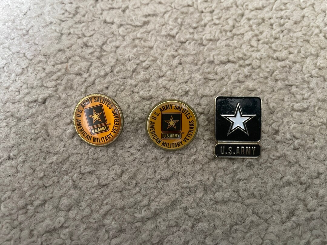 Military Pins, US Army, Veterans, Tie or Lapel Pins - Etsy