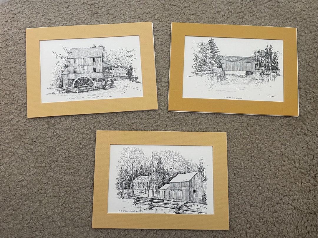Sturbridge Village Prints Clark M. Goff 1970's - Etsy Österreich