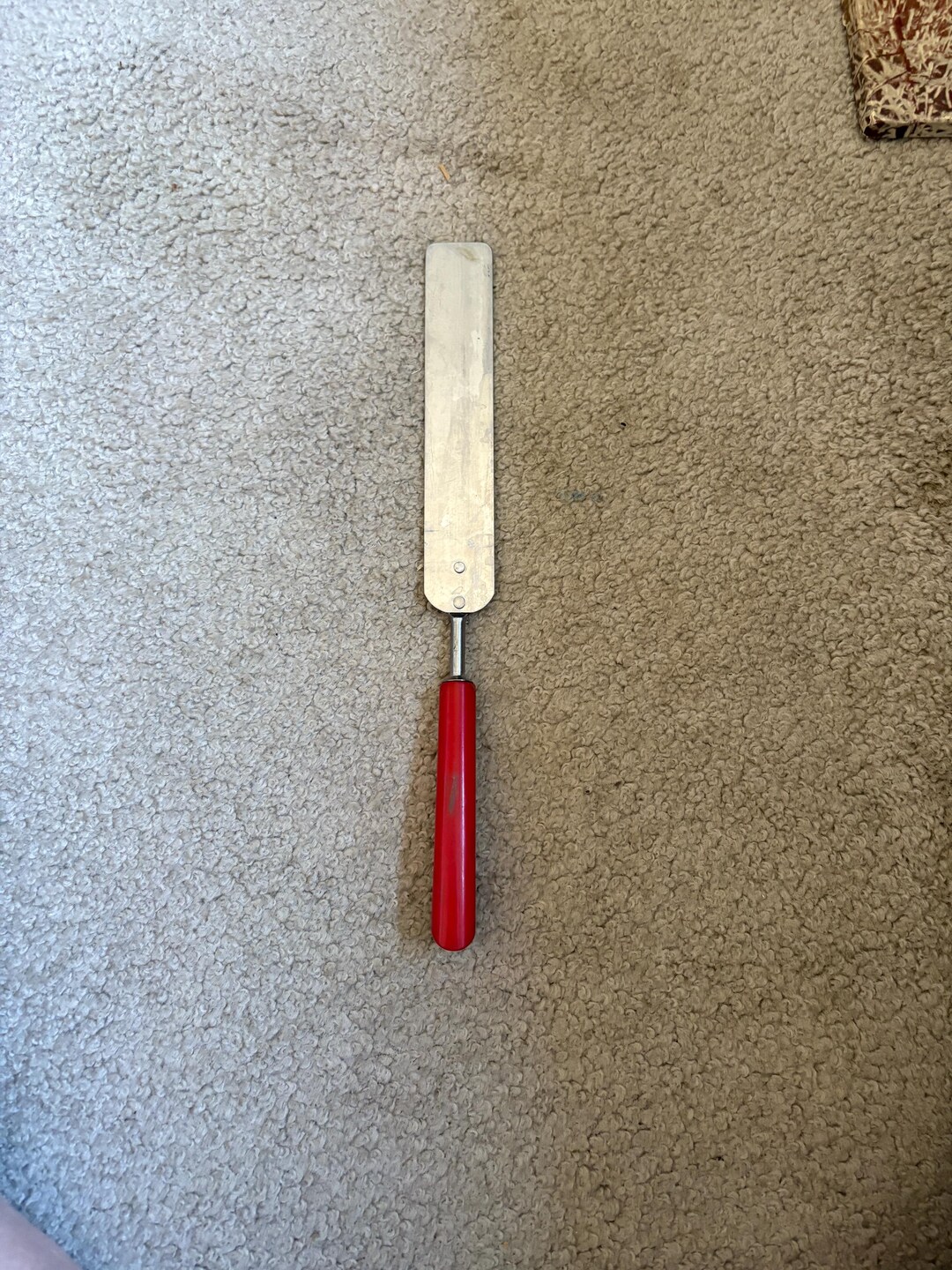 Vintage Icing Spatula, Bakelite Red Handle - Etsy