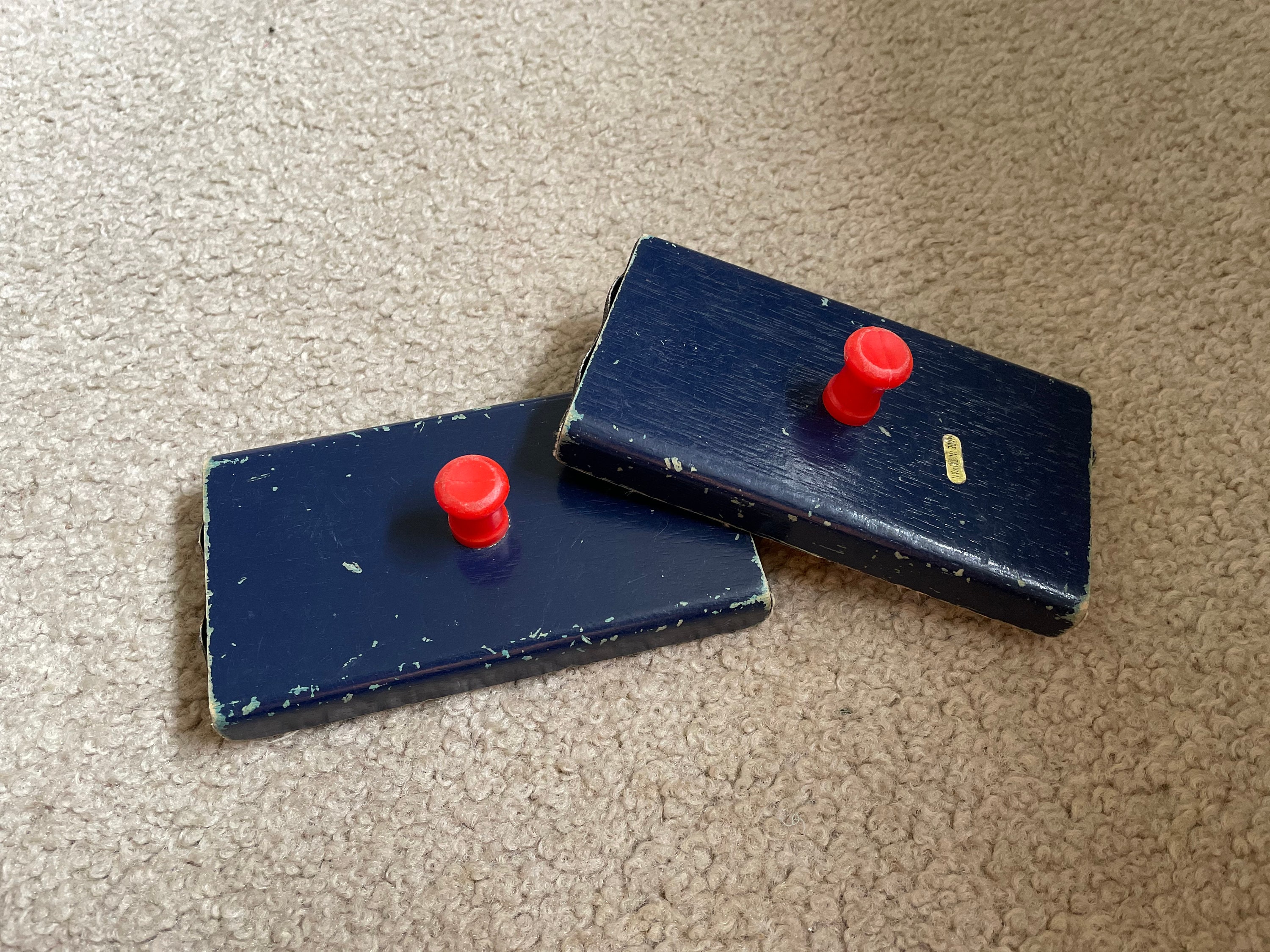 Vintage Musical Clackers Wood with plastic knob Retro | Etsy