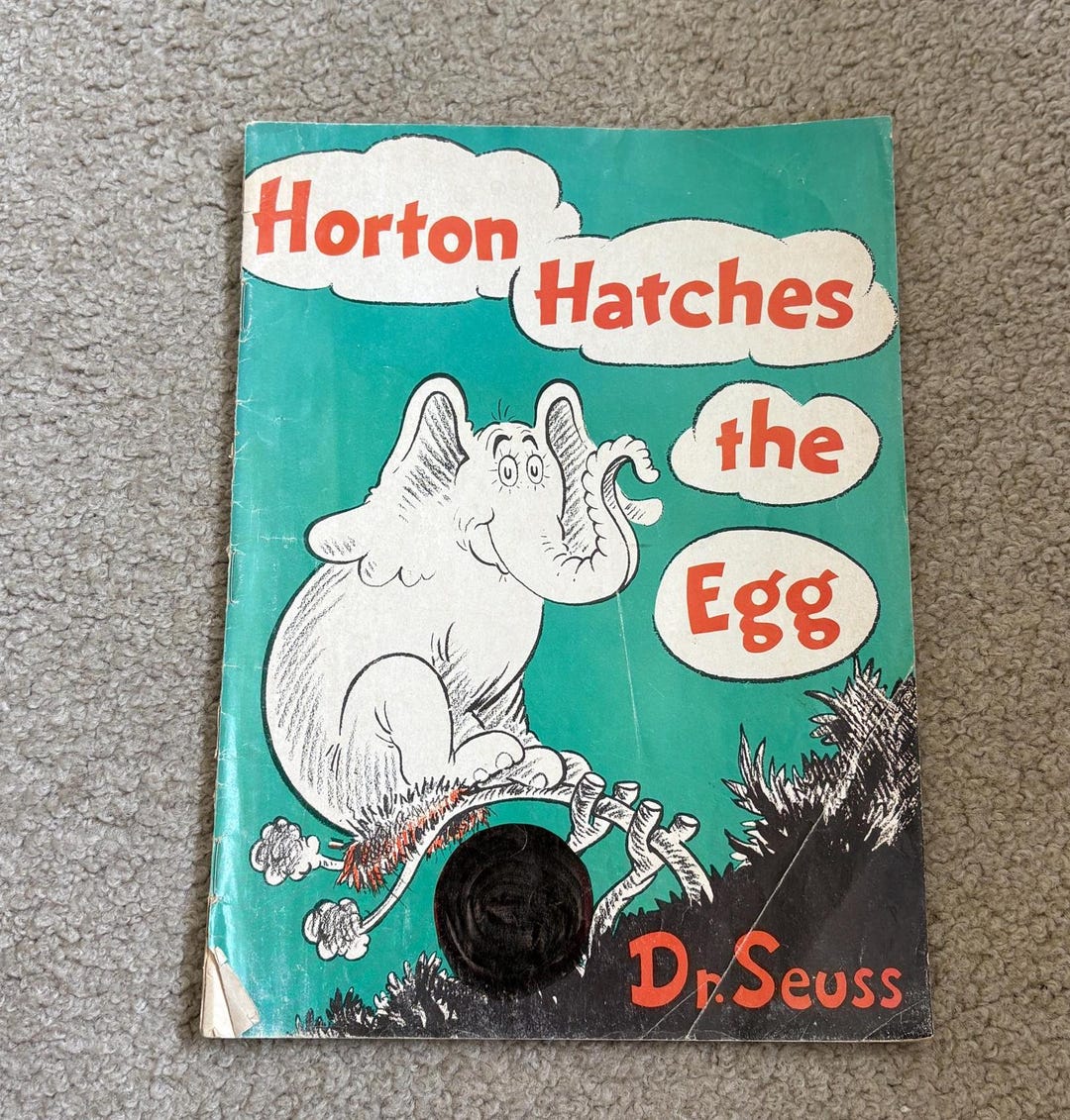 Horton Hatches the Egg, by Dr. Seuss, Paper Magazine Edition - Etsy
