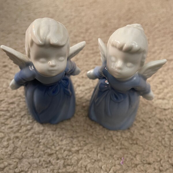 White Ceramic Angels - Etsy