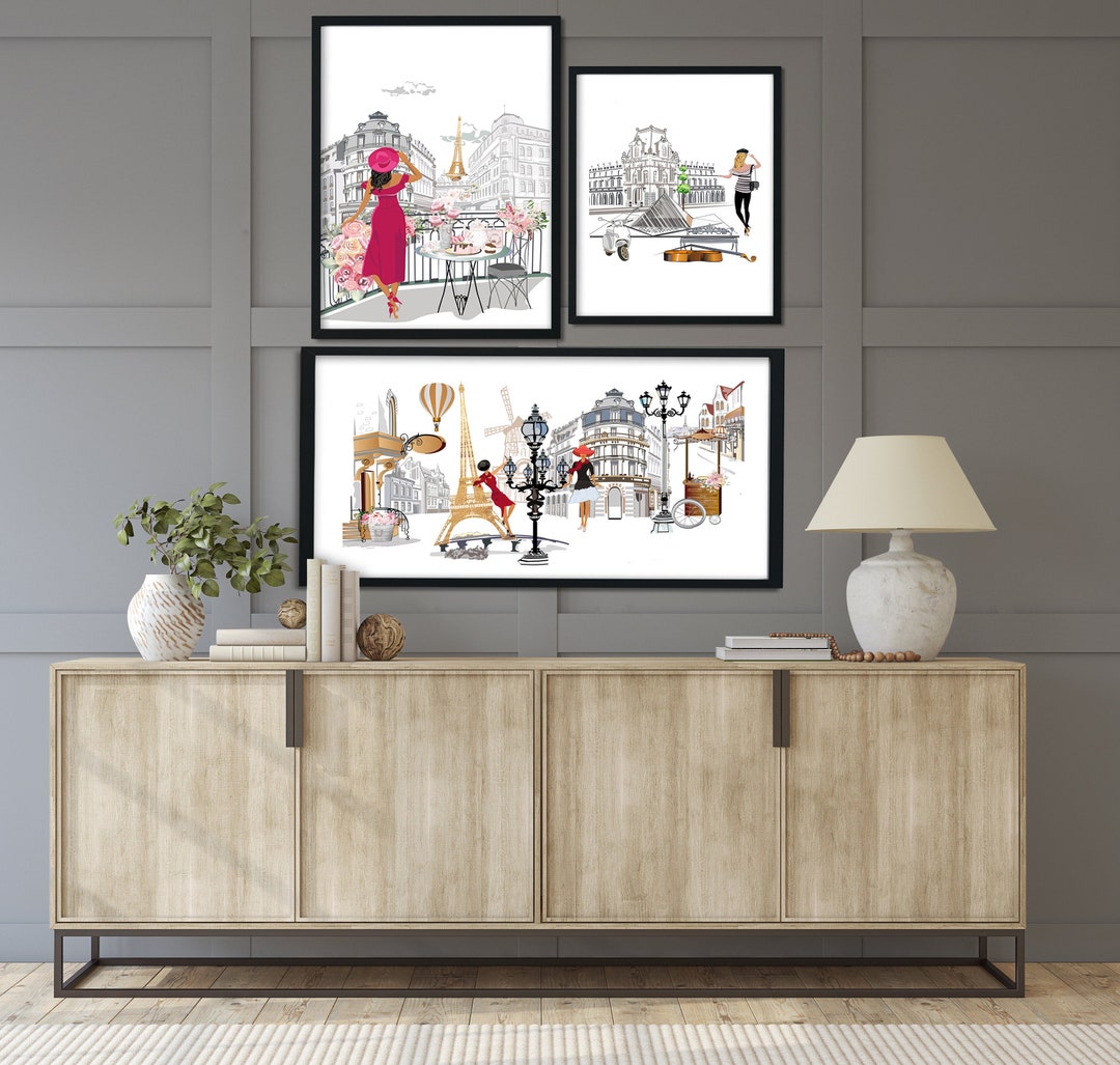 Paris Wall Décor Fashion Wall Art Fashion Prints Luxury - Etsy
