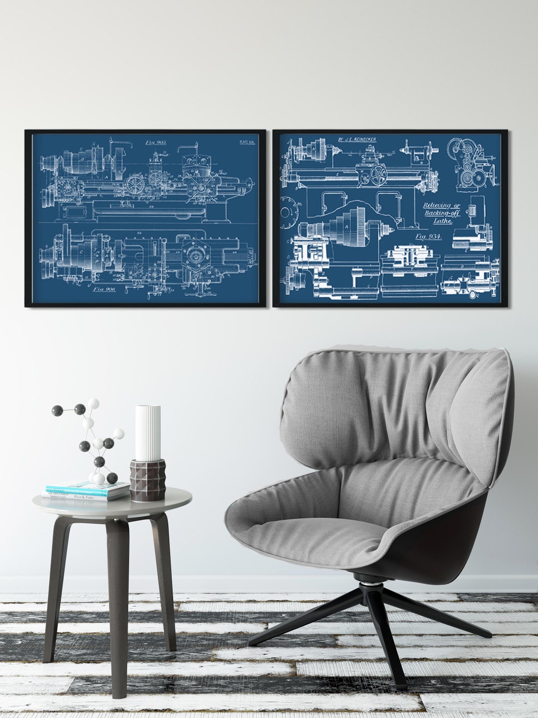 Cheap Man Cave Blueprint, Decoración del hogar masculino, Regalos del ...