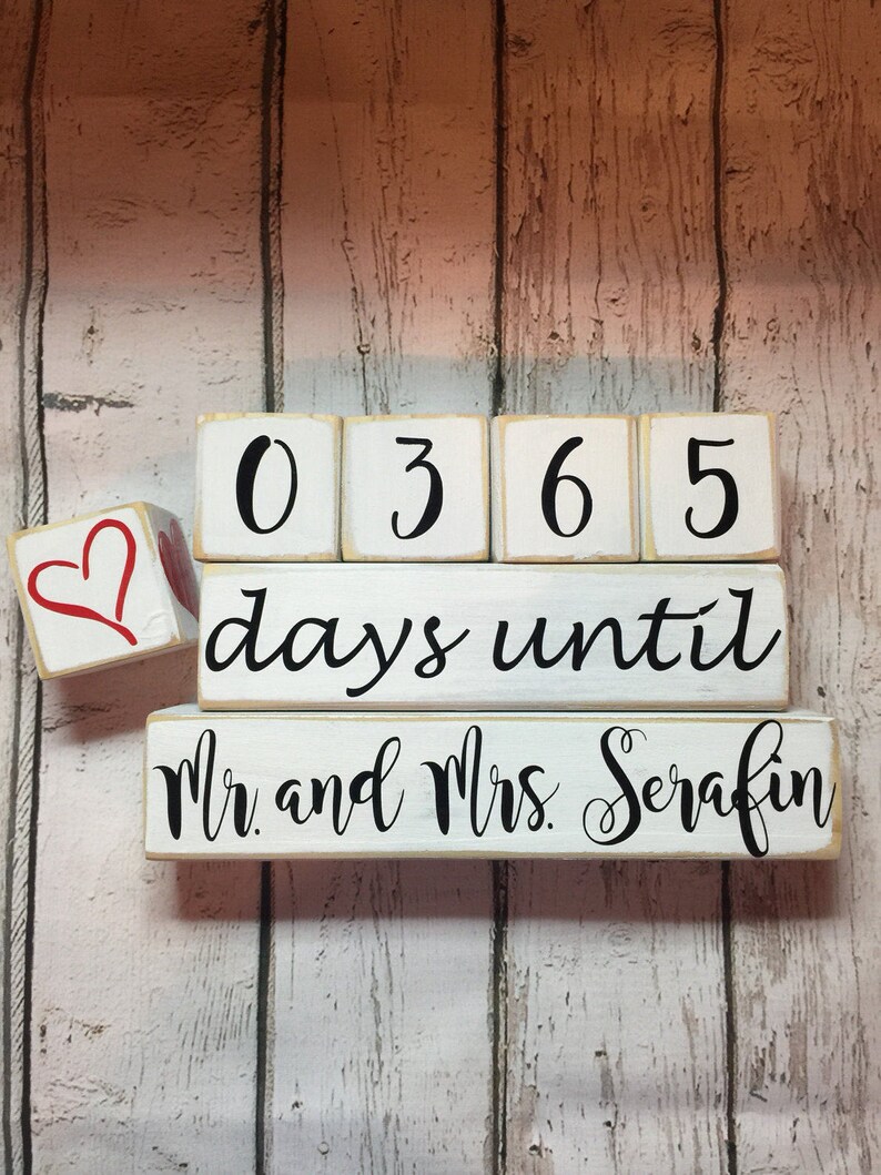 Days Until Wedding Countdown. Countdown to Wedding. Countdown | Etsy