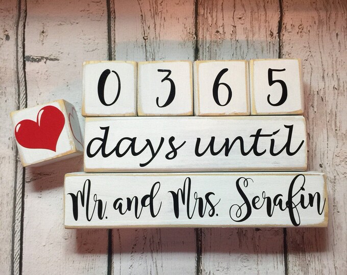 Days Until Wedding Countdown. Countdown to Wedding. Countdown Mr. and ...