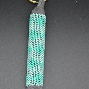 Peyote Stitch Native American Style Beaded Keychain in With a | Etsy