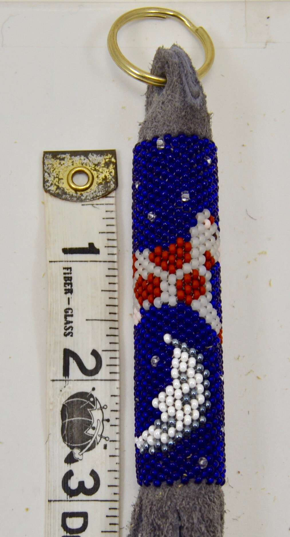 Peyote Stitch Native American Style Beaded Keychain With an Adorable ...