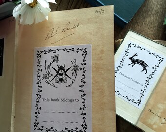 Blank Bookplates | Etsy UK