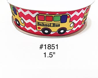School bus ribbon | Etsy