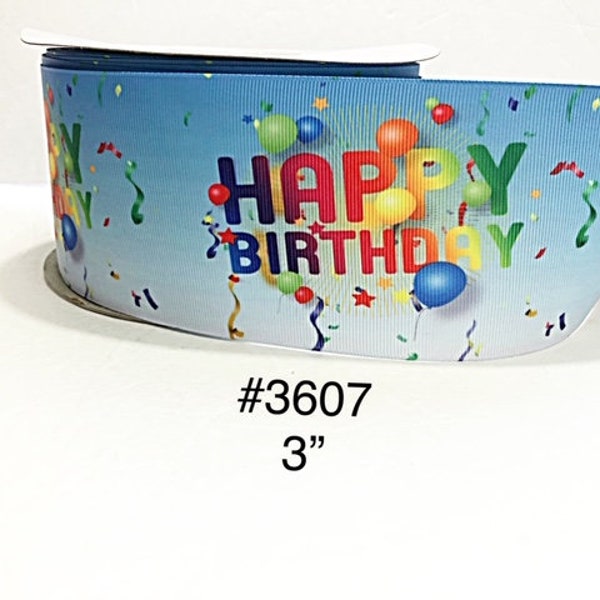 Happy Birthday Ribbon - Etsy