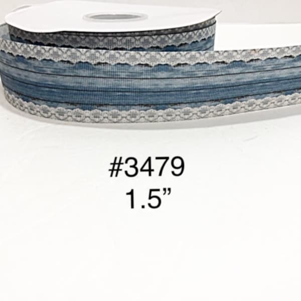 Blue Denim and White - Etsy